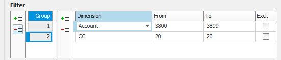 Filter (section settings)