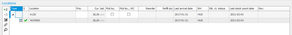 Find information about serial numbers and batches