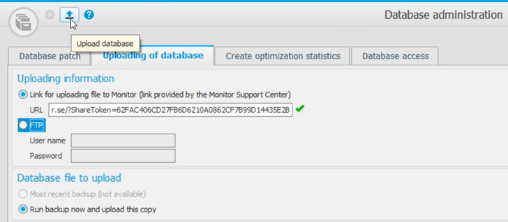 Uploading information