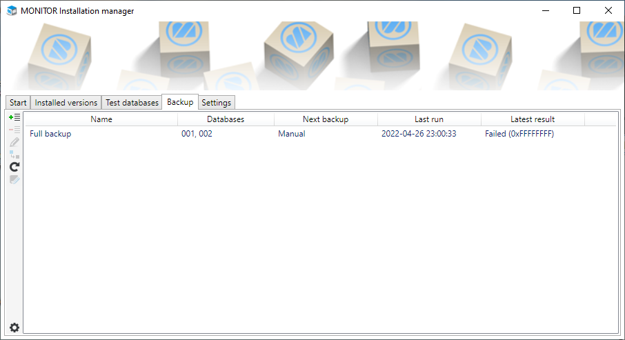 Installation manager