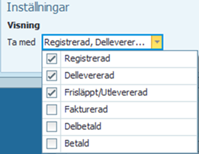 Faktureringsplanslista