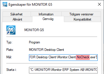 Installera Monitor ERP Windowsklient